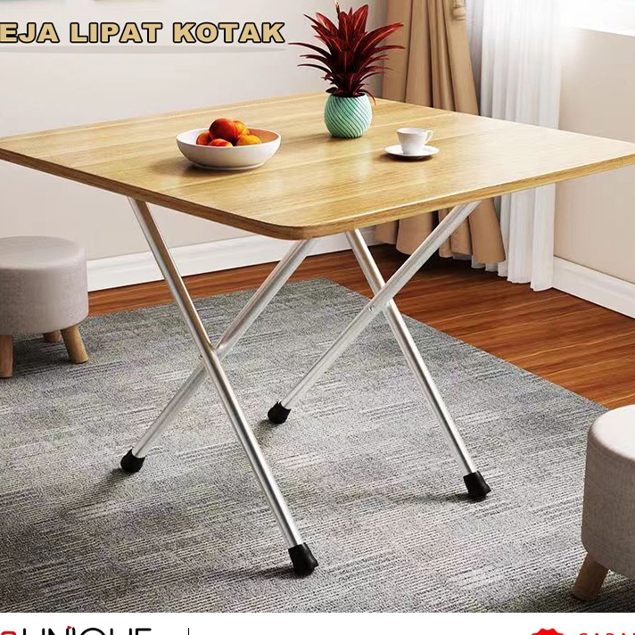 Jual Stok terbaru Meja Lipat Kotak Portable Meja Makan Cafe Minimalis ...