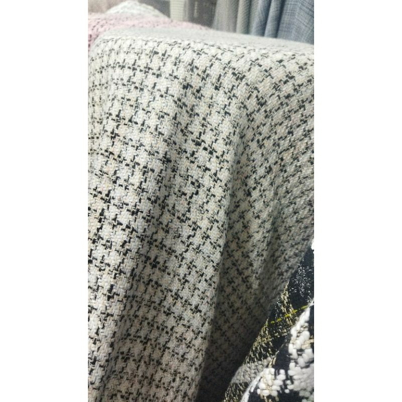 Jual bahan kain tweed channel /garmen dan impor | Shopee Indonesia