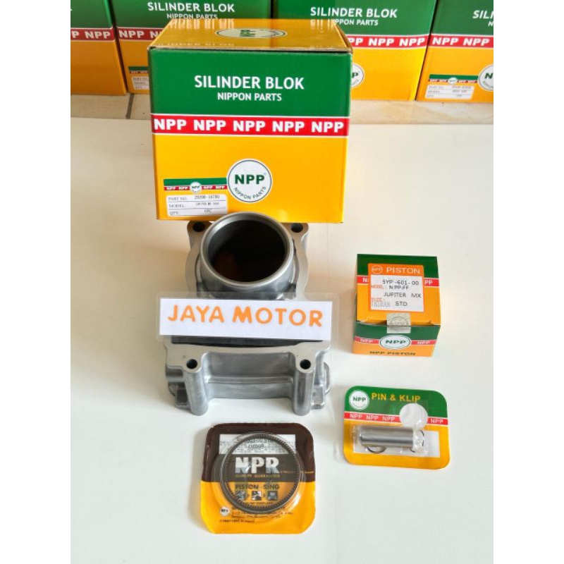 Jual Blok seher boring cylinder set plus piston kit Jupiter mx lama MX new 135 Npp | Shopee ...