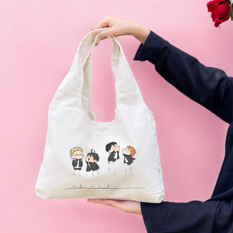 Jual Kiiyoomii HAIKYUU Haikyu! Totebag Kanvas Real Premium Vintage Hobo ...