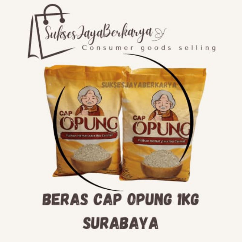 Jual (PROMO) Beras Pulen 1Kg Cap Opung SURABAYA Jatim | Shopee Indonesia