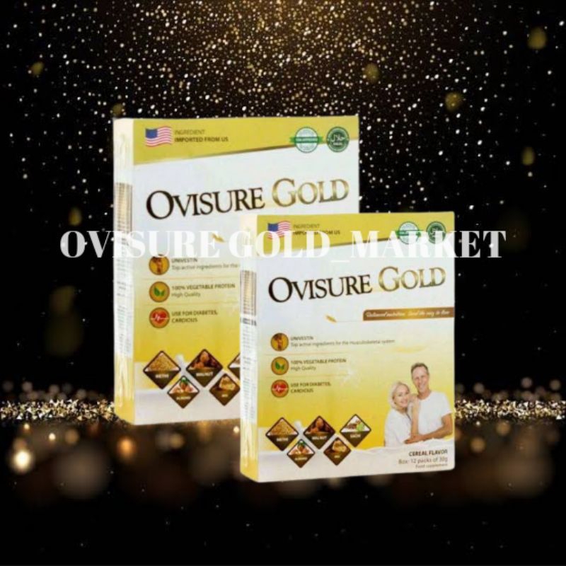 Jual PAKET 2 BOX SUSU OVISURE GOLD PLUS ORIGINAL Susu Tulang & Sendi ...