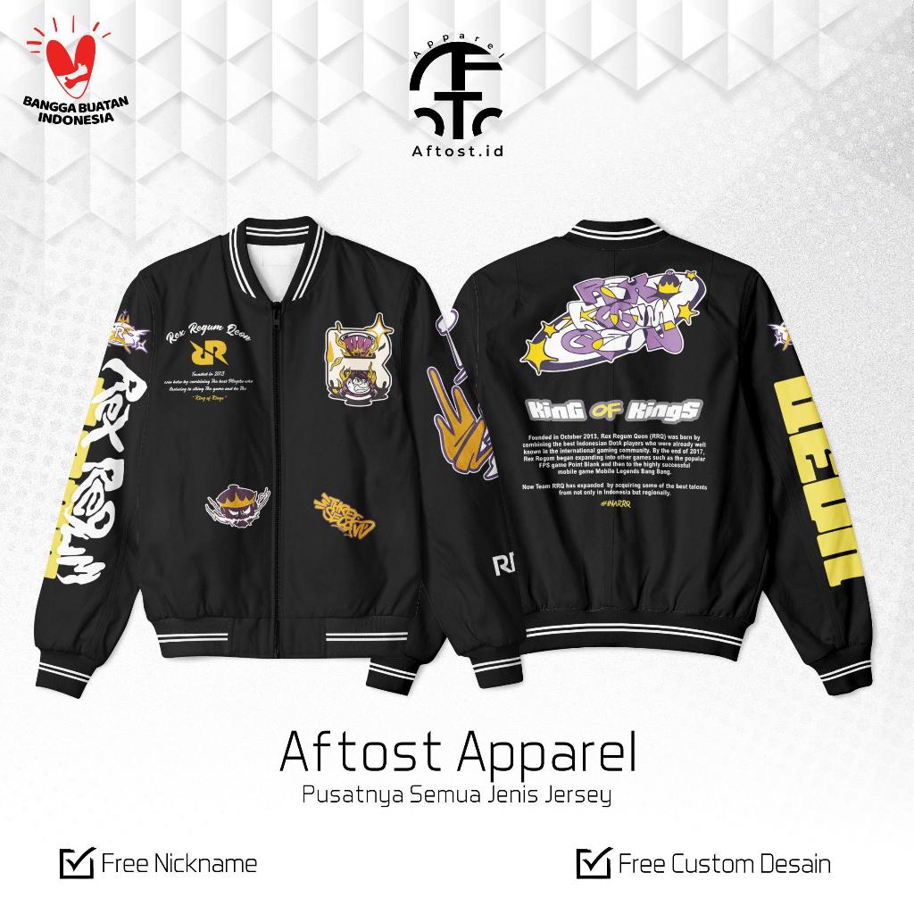 Jual JAKET SWEATER HOODIE GAMING RRQ TERBARU 2020 DAN 2021 JAKET RRQ ...
