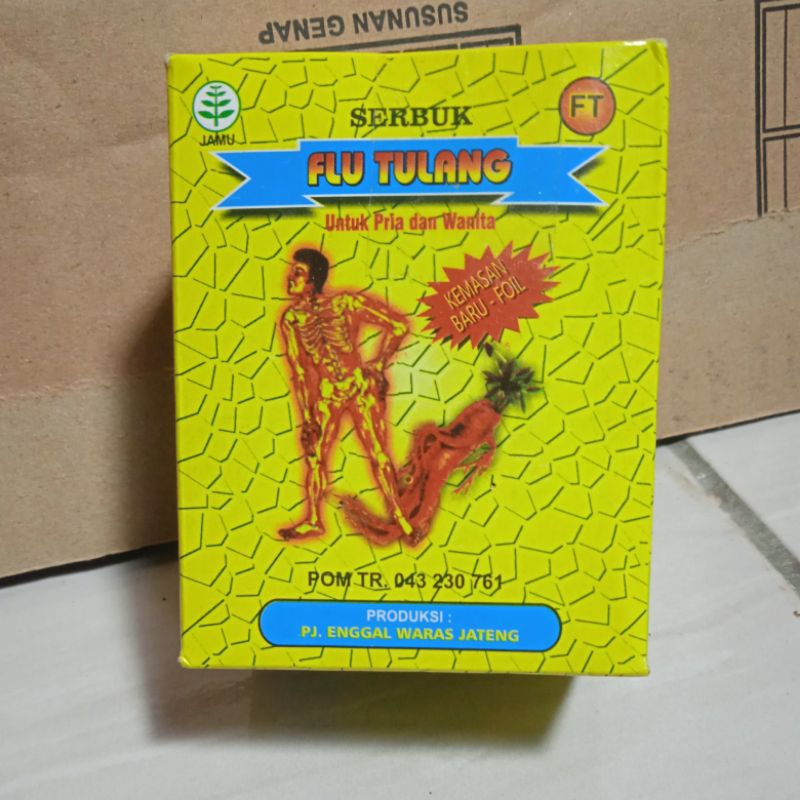 Jual FLUTULANG FLU TULANG SERBUK ENGGAL WARAS ASAM URAT REMATIK ENCOK ...