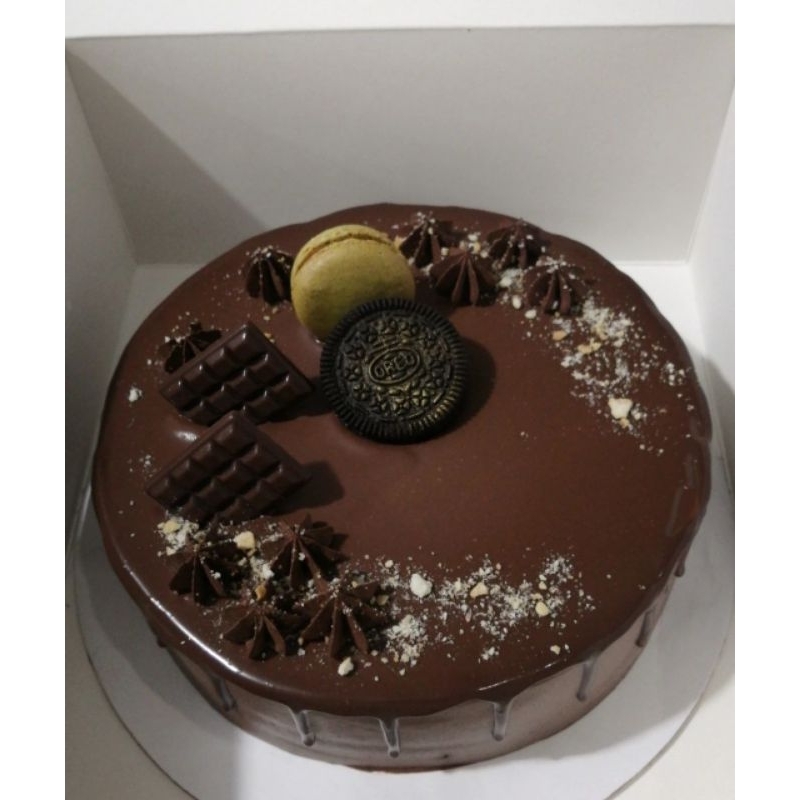 Jual Cake Ulang Tahun Coklat LUMER Brownies Cakes Ready Batam Vancy ...