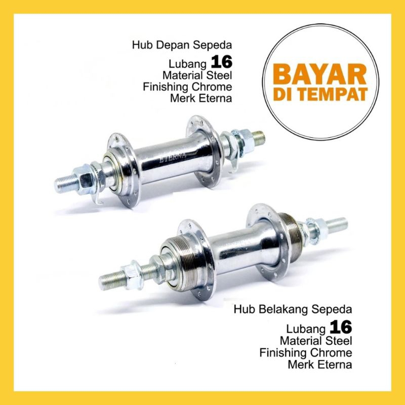 Jual eterna freehub / hub sepeda 16H dobel drat | Shopee Indonesia