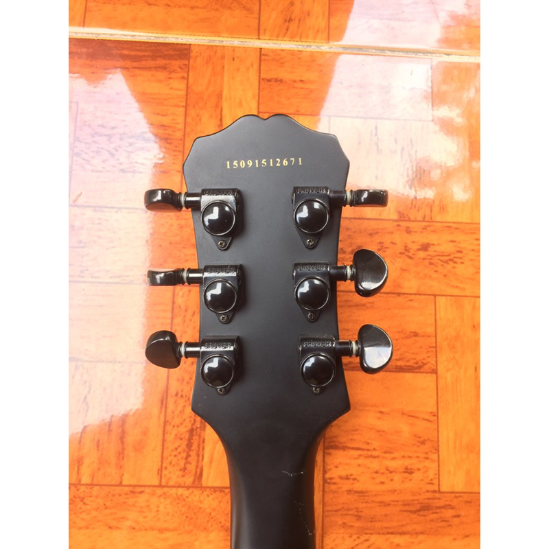 Jual gitar listrik original Epiphone Les Paul Gothic Mic 2015 | Shopee ...
