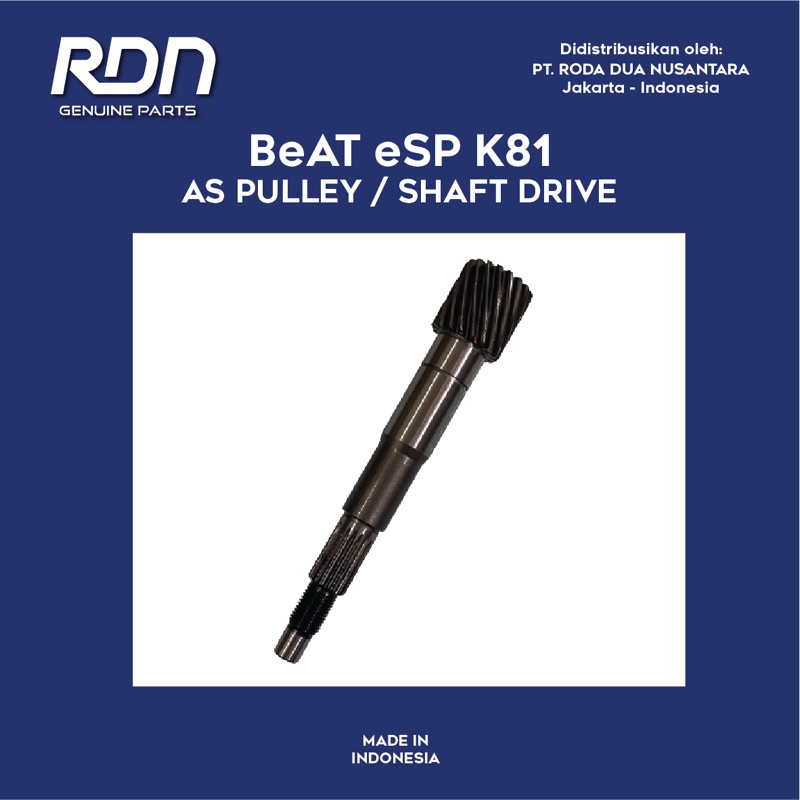 Jual As Pulley Shaft Drive BeAT eSP K81 BeAT FI Scoopy K93 | Shopee ...
