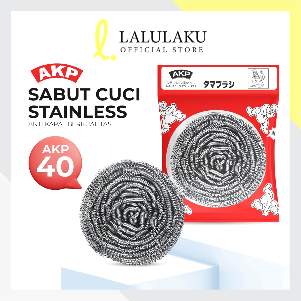 Jual (PCS)Sabut Kawat Cuci Piring Stainless Besar 40 Gram Sikat Besi ...