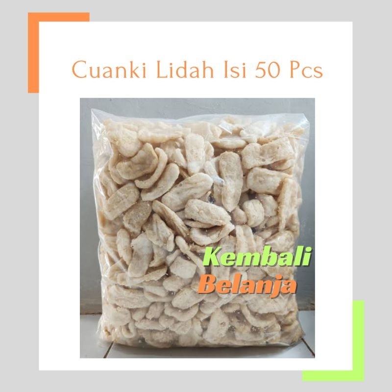 Jual Cuanki Lidah Isi 50 Pcs/ Cuanki Gurih Enak/ Cuanki Toping Baso Aci ...