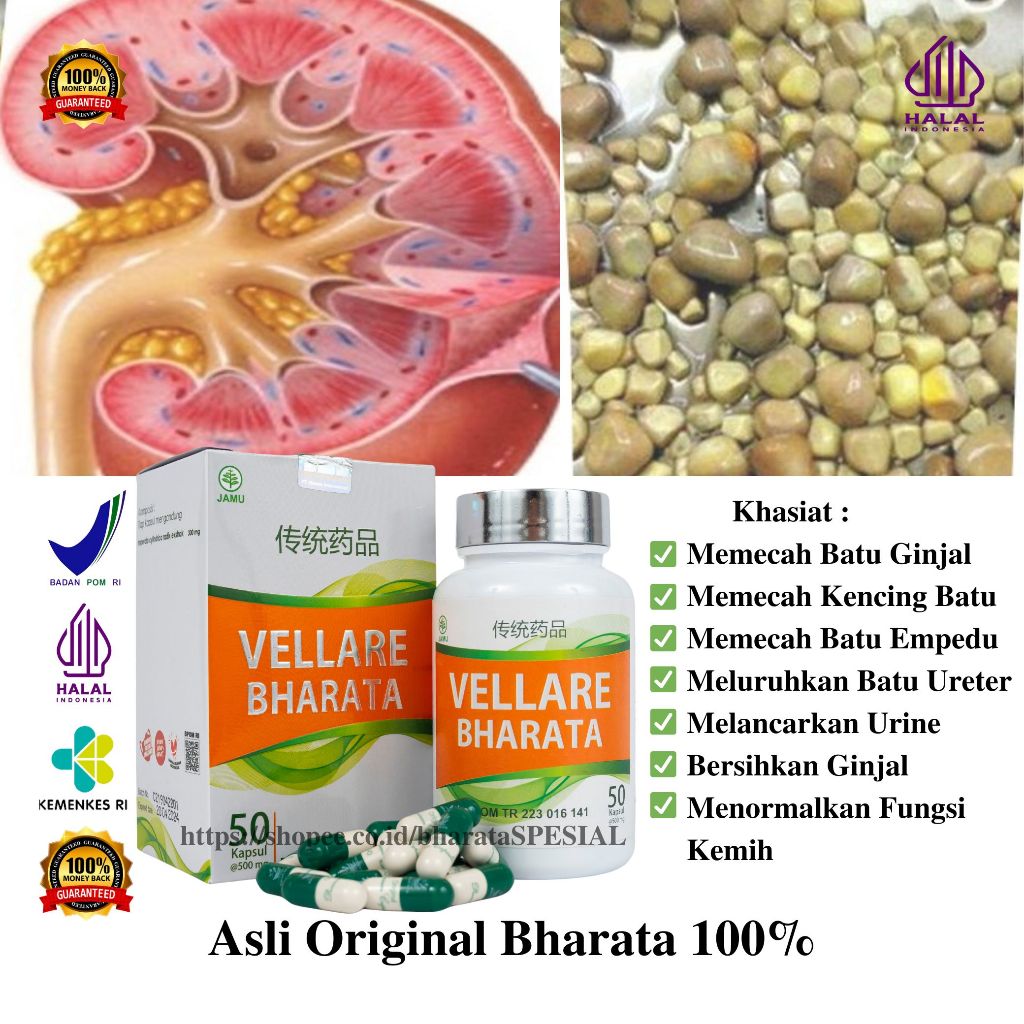 Jual OBAT Batu Empedu Penghancur Batu Ginjal dan Batu Empedu Obat Urine Berbusa VELLARE BHARATA ...