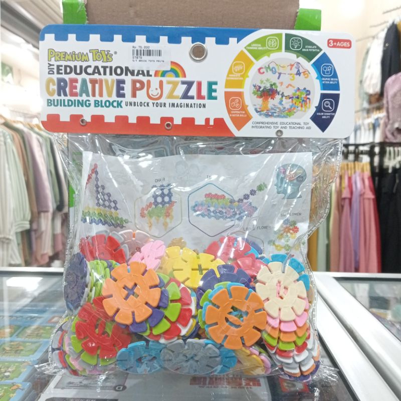 Jual Mainan Anak DIY Educational Creative Puzzle Building Blocks ...
