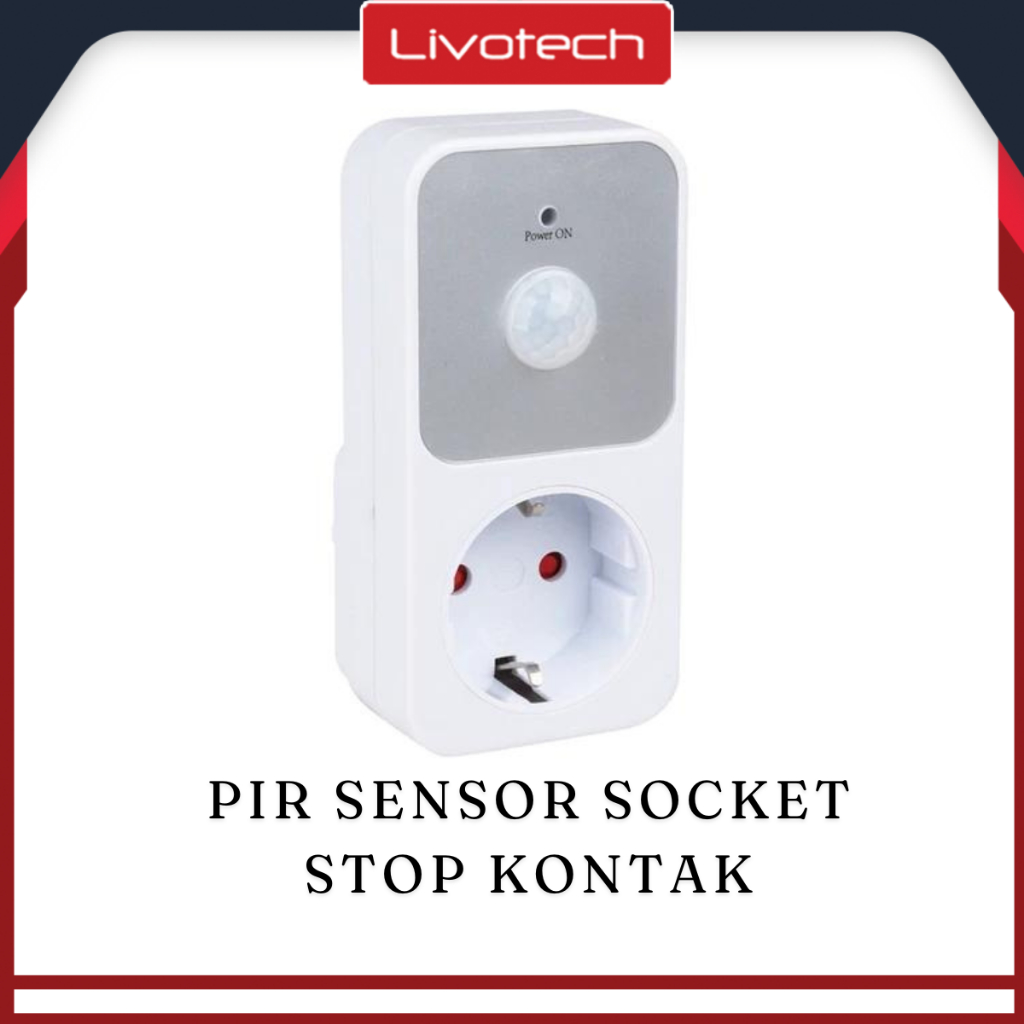 Jual Stop Kontak Sensor Gerak PIR Deteksi Manusia Infrared Saklar ...