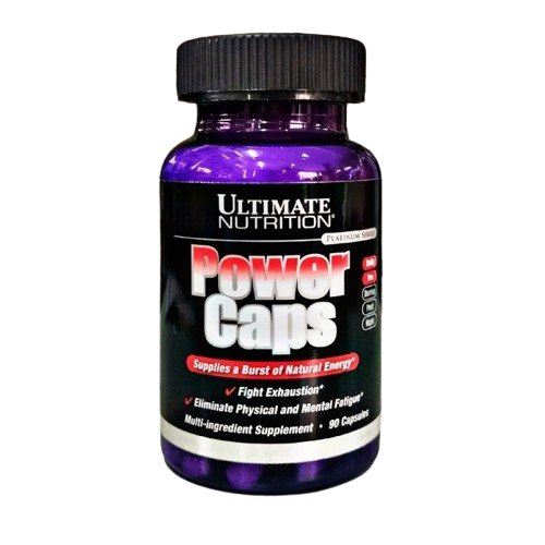 Jual Power Caps Ultimate Nutrition 90 Caps Pre Workout Kemasan Botol ...