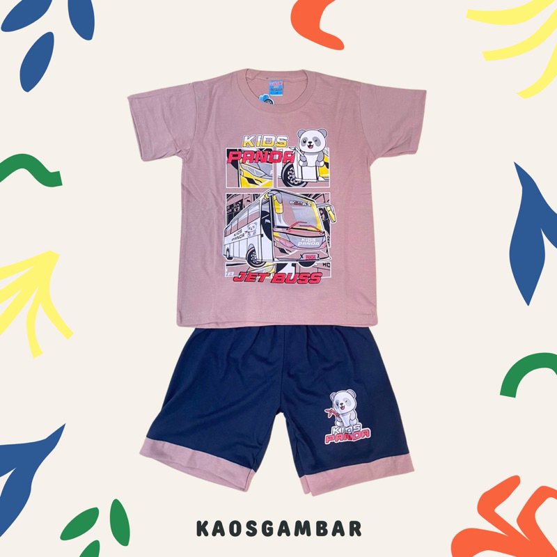 Jual KAOS GAMBAR - BAJU BUS PANDA JET BUS BUS BASURI 1-9 TAHUN | Shopee ...