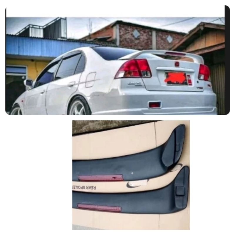 Jual spoiler civic Ferio model VIRS Civic Ferio genio | Shopee Indonesia