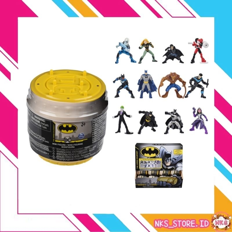 Jual DC Batman 2-inch Collectible Blind-box Blind-pack Mini Figure Ori ...