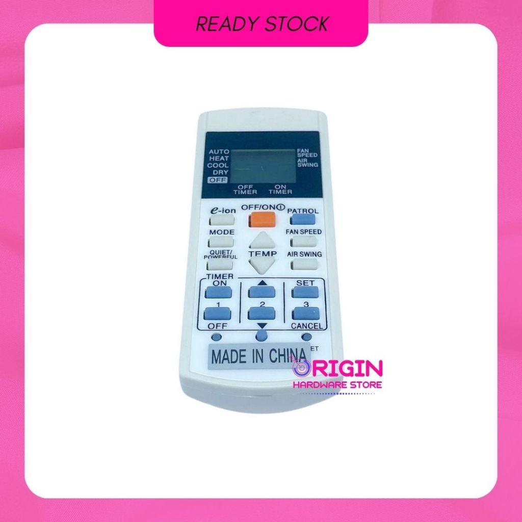 Jual Remot AC Panasonic E ion Patrol - Remote Multi/UMUM AC Panasonik ...