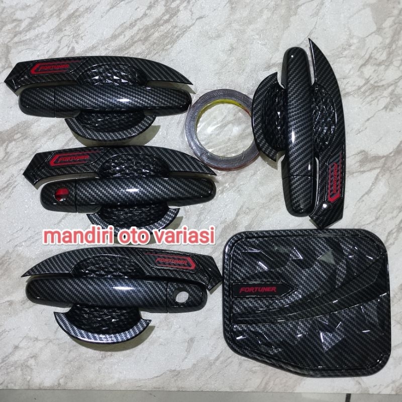 Jual Paket outer handle tank cover mobil toyota fortuner 2004-2015 ...