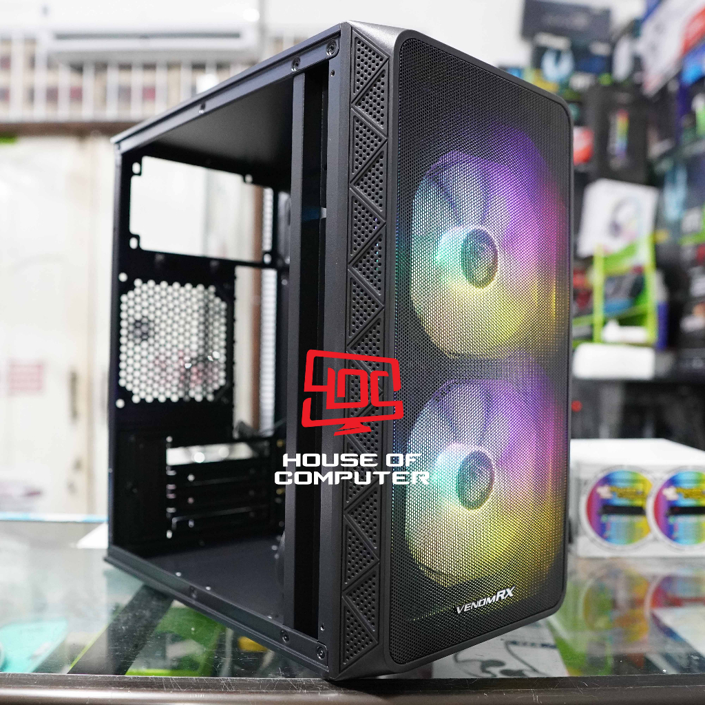 Jual VENOM RX CASE PC APEX NOVA FREE 2 FAN RGB 12CM M-ATX ARCRYLIC SIDE ...
