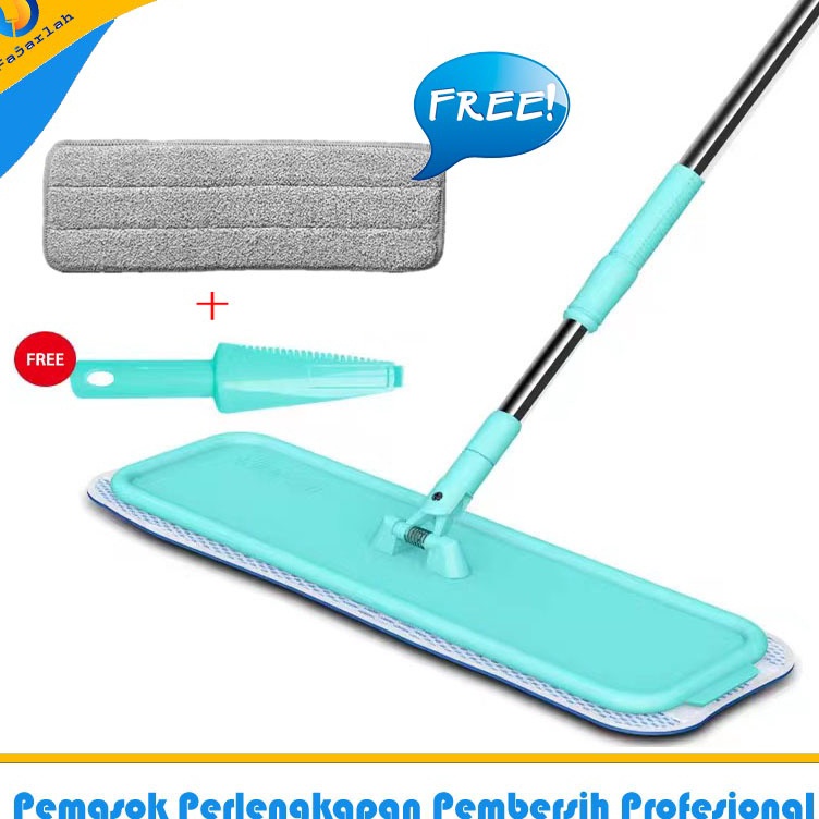 Jual Mewah Beli 1 2Sapu debu sapu 1set Flat mop lobby mop lobi duster ...