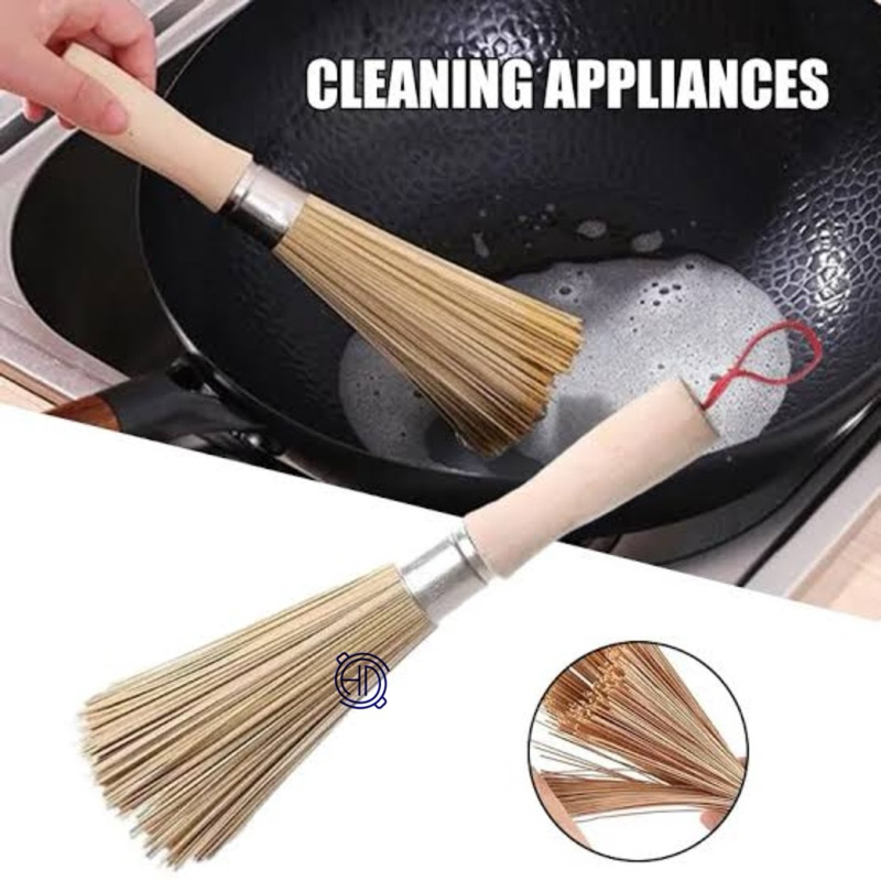 Jual Wok Brush Bamboo Sapu Wajan Bambu Sapu Kuali Wajan | Shopee Indonesia