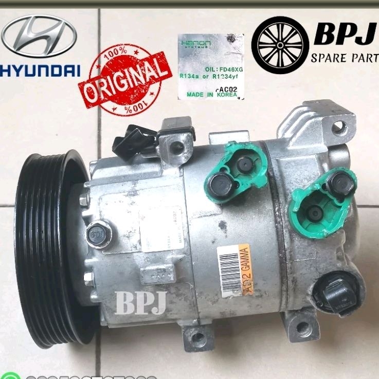 Jual Compressor Compresor Kompresor AC Hyundai All New Elantra Verna ORI HCC HANON KOREA Tahun ...