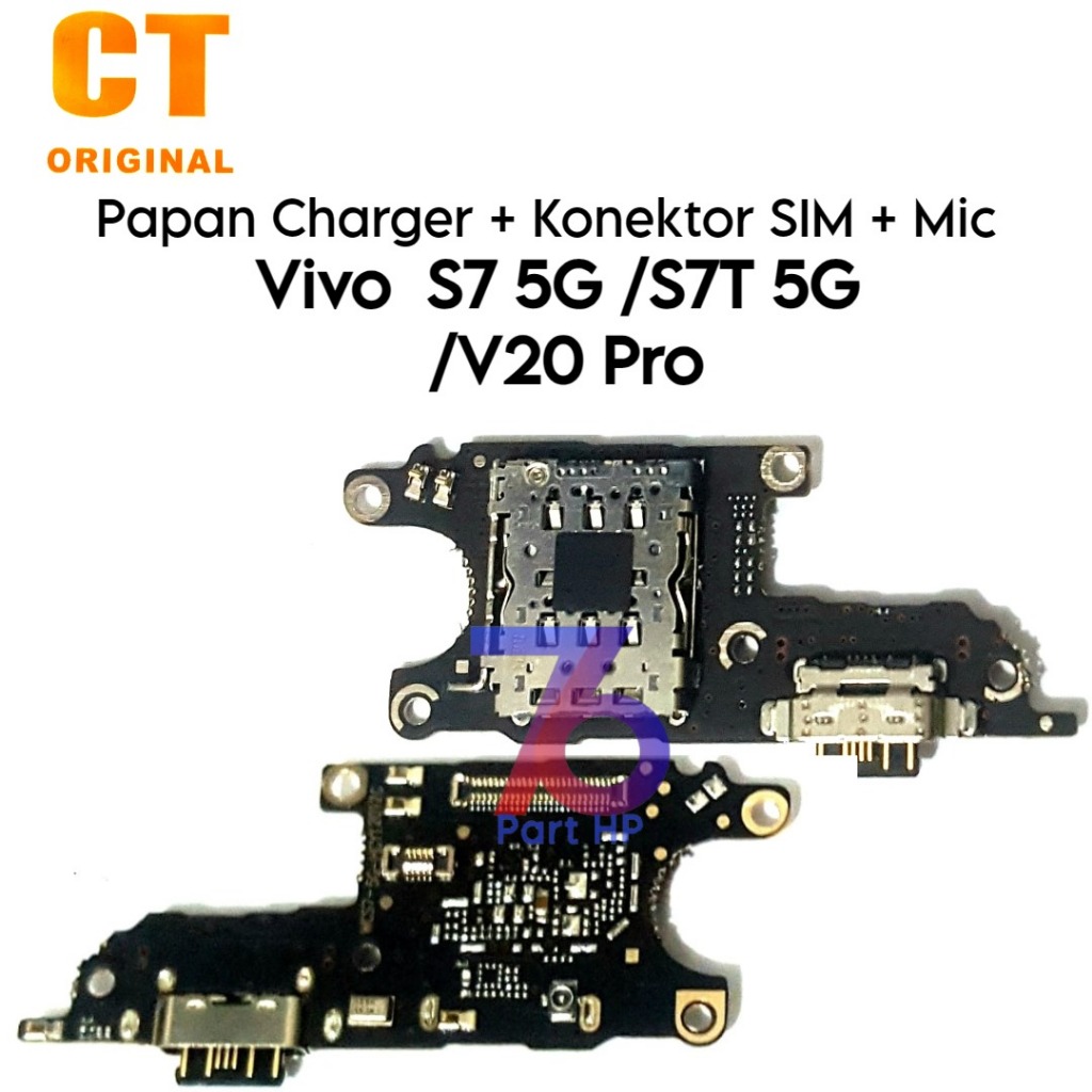 Jual Papan Konektor PCB Charger Mic + SIM Vivo S7 5G / S7T 5G / V20 Pro ...