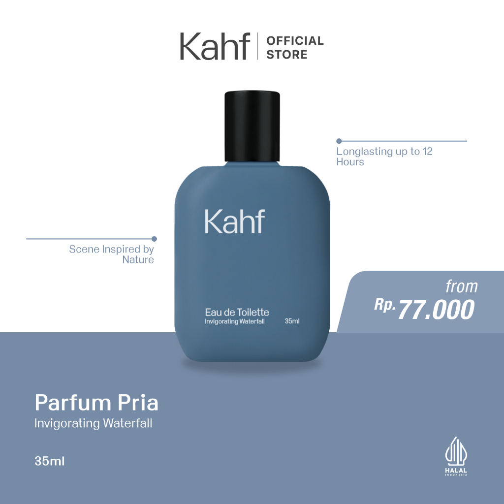 Jual Kahf Invigorating Waterfall Eau de Toilette 35 ml - Parfum Pria ...