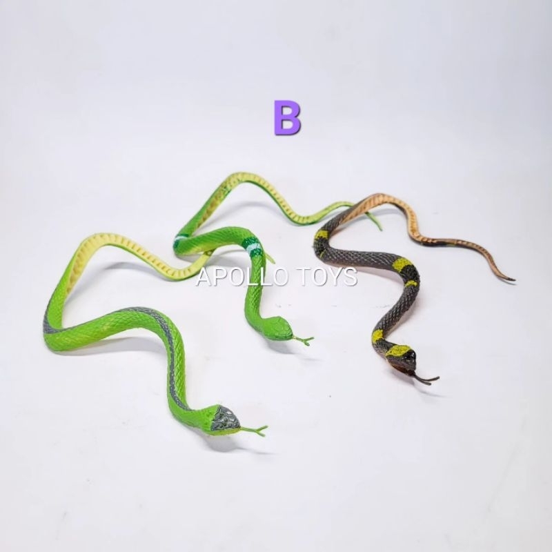 Jual ULAR MAINAN SET (Figur Binatang Karet Hewan Karet Snake Doll ...
