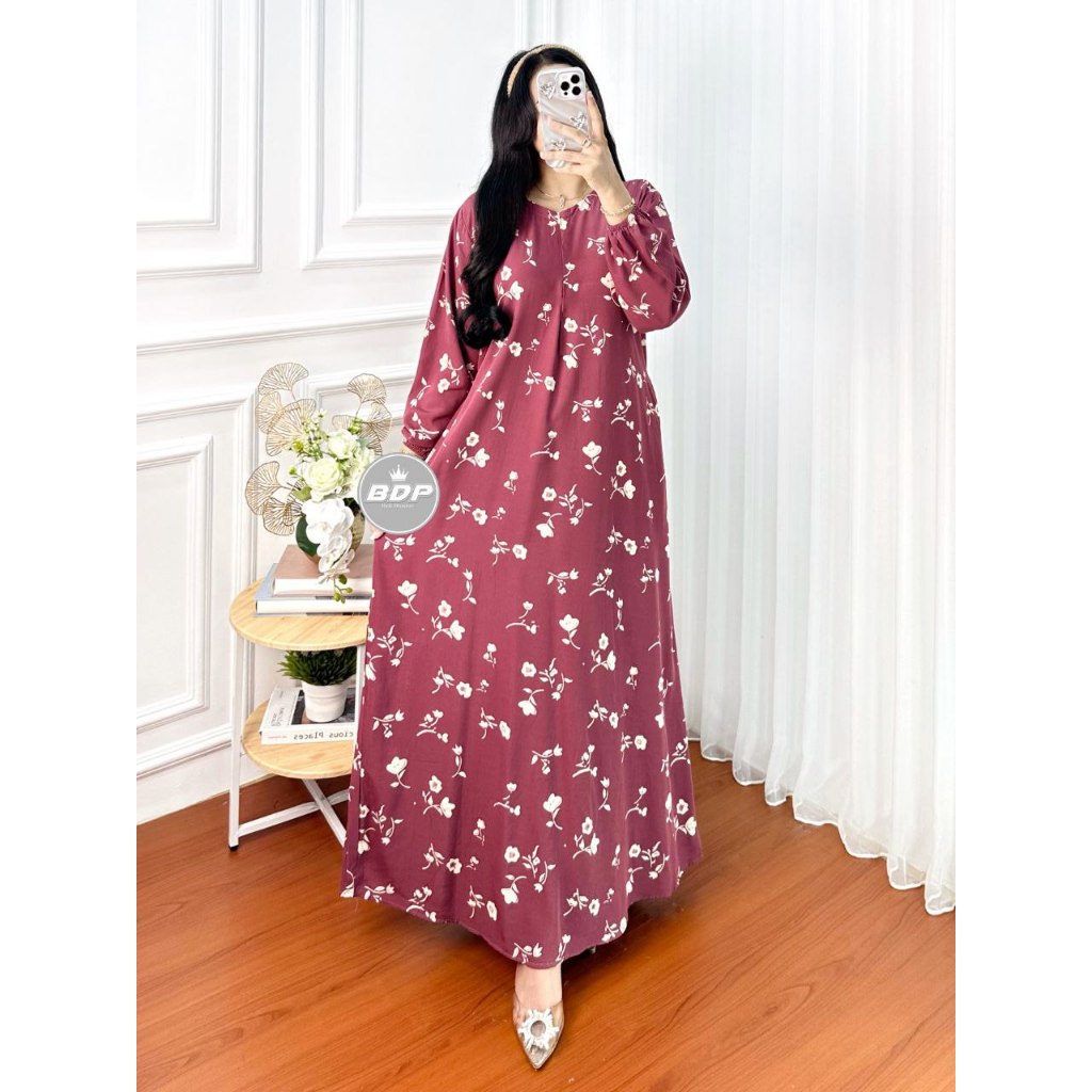 Jual Dianputri - Daster Dress Maura Batik Cap Rayon Grade A Busui Resleting depan | Daster ...