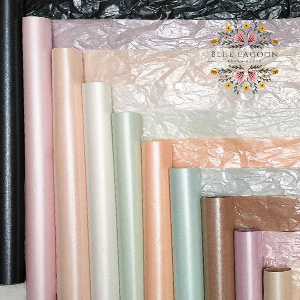 Jual (5pcs) Flower Wrapping Pearl Pear Paper Sydney Tissue Waterproof ...
