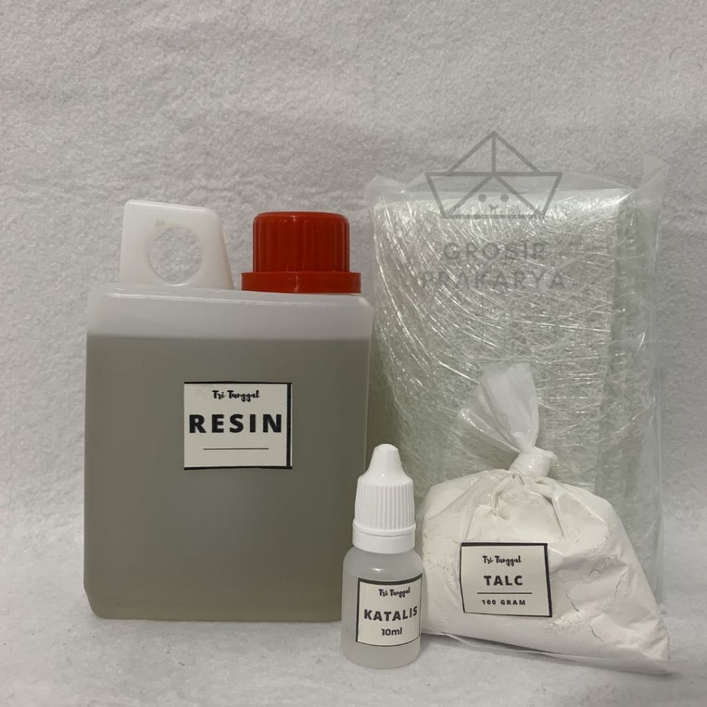 Jual PAKET RESIN 500gr Premium Bening Clear Paketan Katalis Kerajinan ...