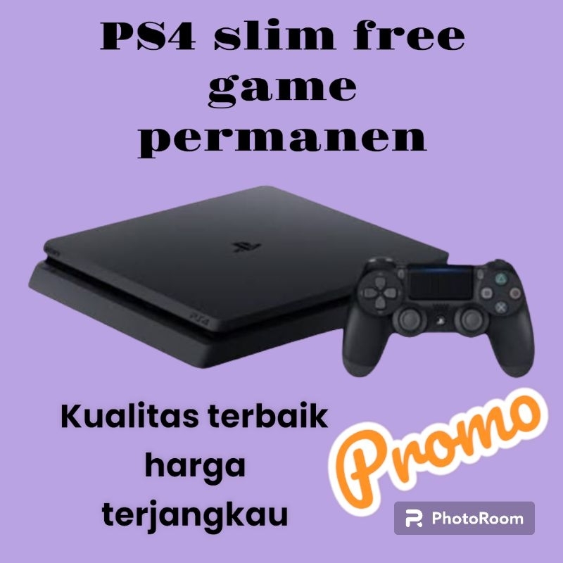 Jual PS4 SLIM 1 TB FULL GAME PERMANEN + 2 STIK | Shopee Indonesia