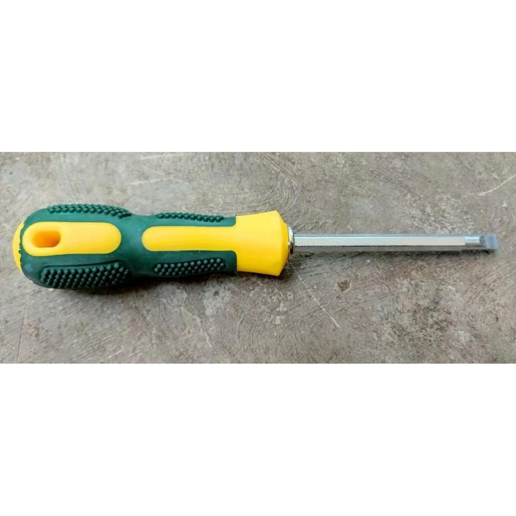 Jual OBENG BOLAK BALIK KUNING HIJAU // OBENG PLUS MINUS HIJAU KUNING ...