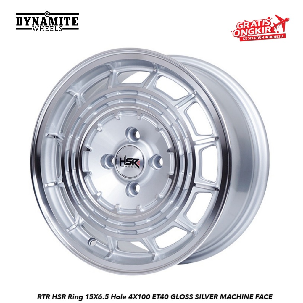 Jual Velg Mobil Nissan March Ring 15 Semi Rally Look R15 Velg HSR TYPE ...