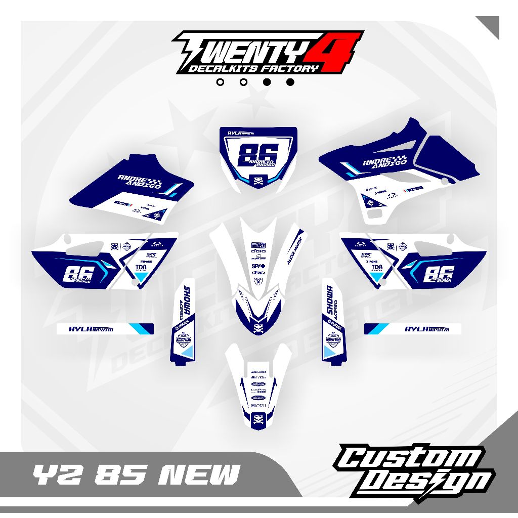 Jual Decal Gtx Yz 85 New Superglossy - Free Custom Design | Shopee ...