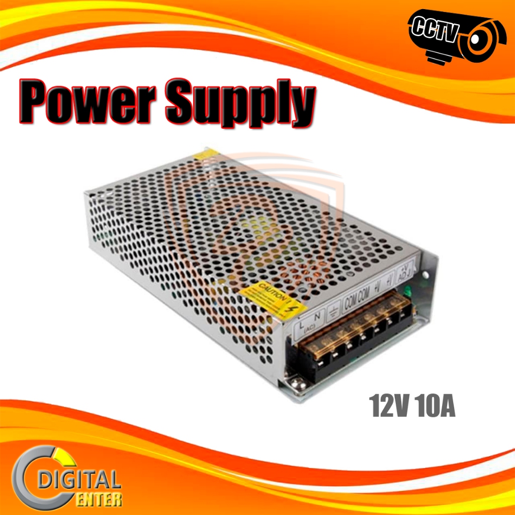 Jual Power Supply SWITCHING 12V 10A / 20A / 30A PSU di gunakan CCTV LED Adaptor | Shopee Indonesia