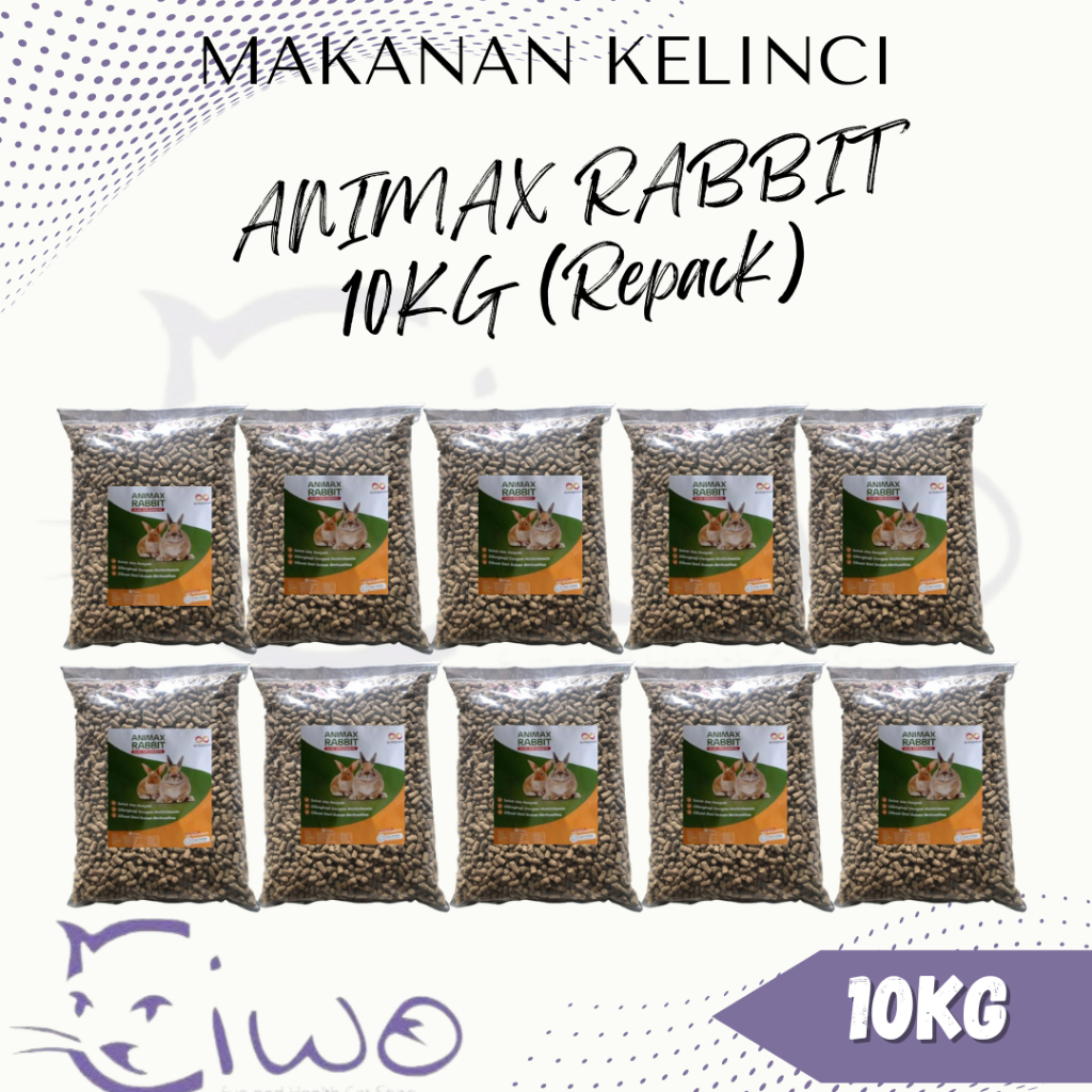 Jual KHUSUS GOJEK MAKANAN KELINCI ANIMAX 10KG - ANIMAX REPACK 10 KG ...
