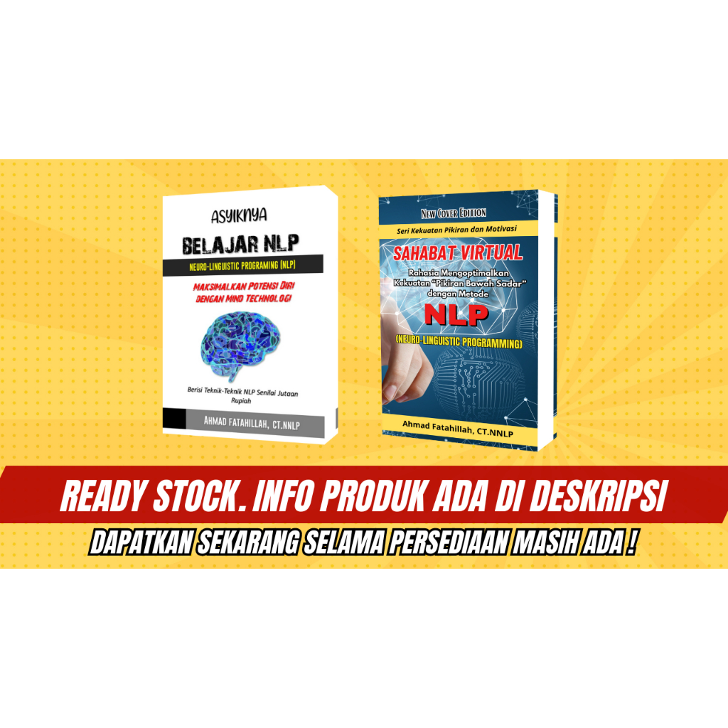 Jual Bundling 2 buku Sekaligus : Asyiknya Belajar NLP dan Sahabat Virtual | Shopee Indonesia