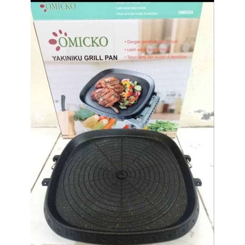 Jual omico bulgogi grill 32cm Pemanggang Multi Roaster Grill Korean BBQ ...