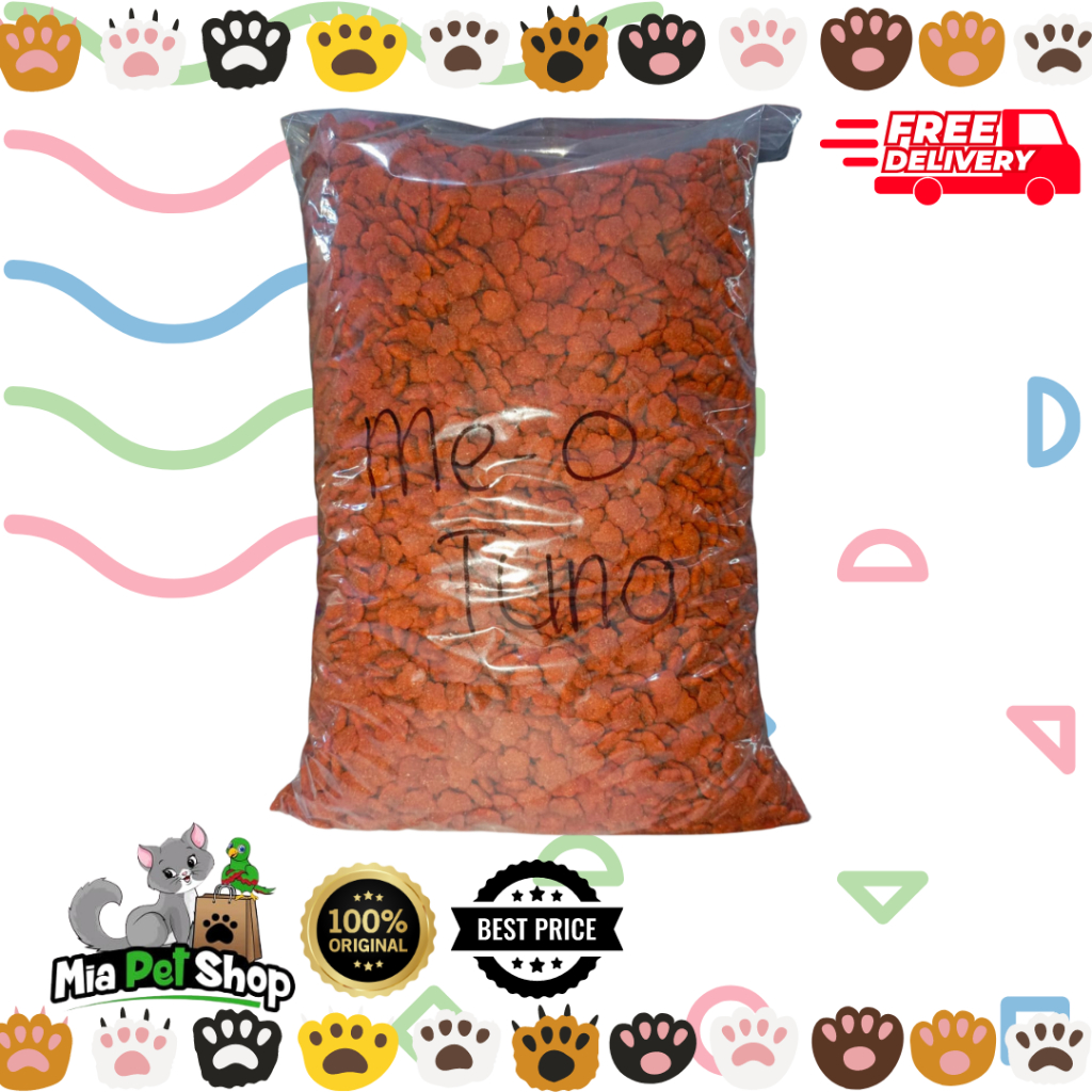 Jual Dry Cat Food MEO Tuna 1Kg - Makanan Kucing Kering | Shopee Indonesia