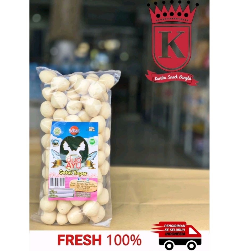 Jual Getas Ikan Cap Duo Ayu Khas Bangka 100gr | Shopee Indonesia