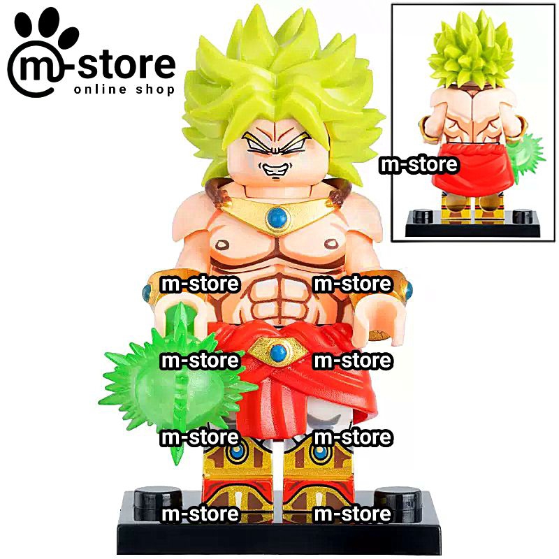 Jual brick dragon ball broly legendary super saiyan mini toy figure ...