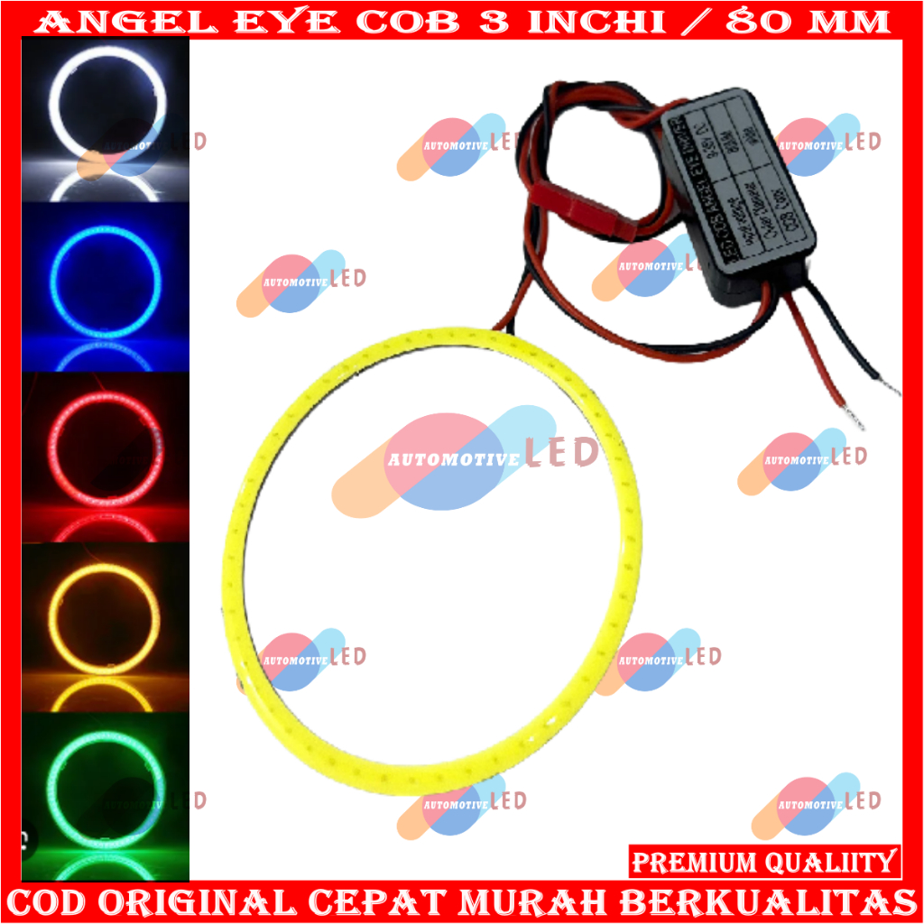 Jual ORIGINAL ANGEL EYE COB 3 INCHI RING COB 3 INCHI BILED ANGEL EYE COB 80 MM AE COB 3 INCHI ...