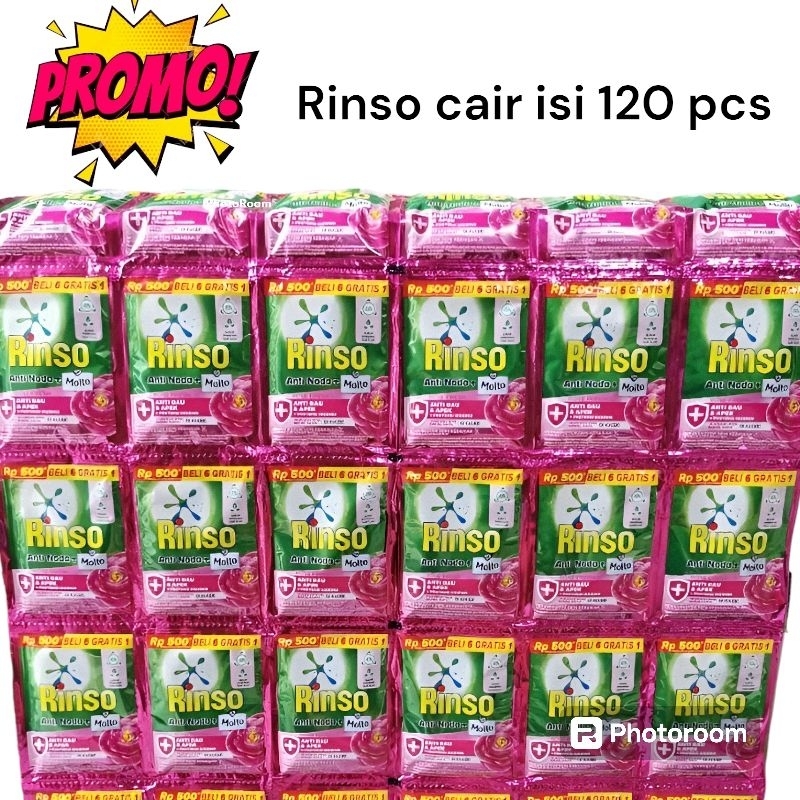 Jual rinso cair isi 120 sachet packing dus dijamin aman | Shopee Indonesia