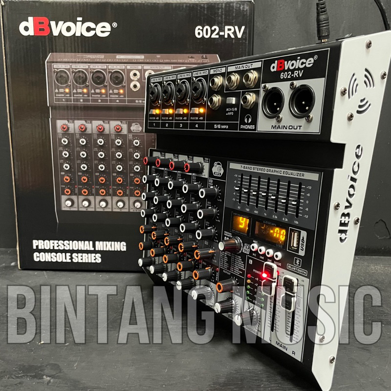 Jual mixer dbvoice 602rv original 6 channel bluetooth DB VOICE 602 RV ...