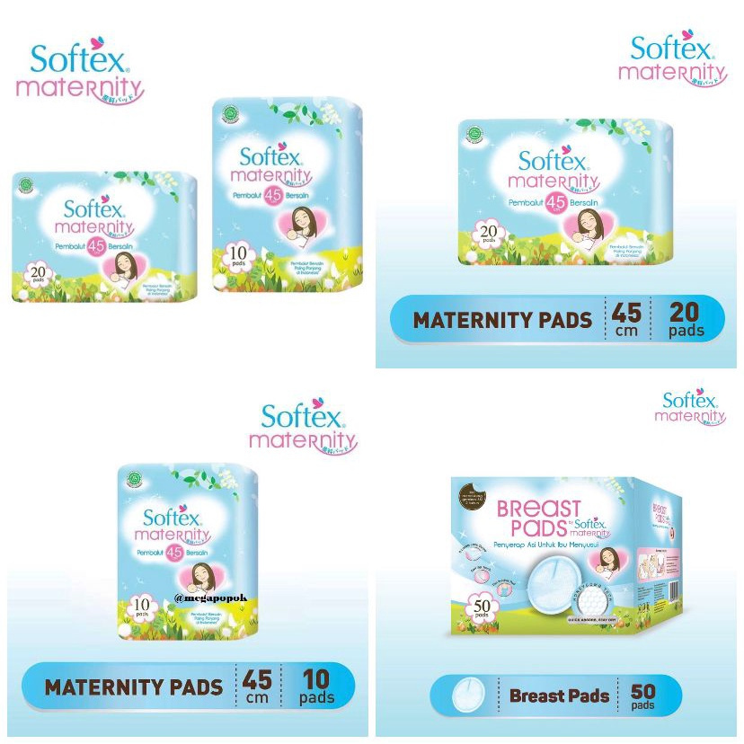Jual Softex Maternity Breast Pad 50 Pads / Softex maternity pembalut ...