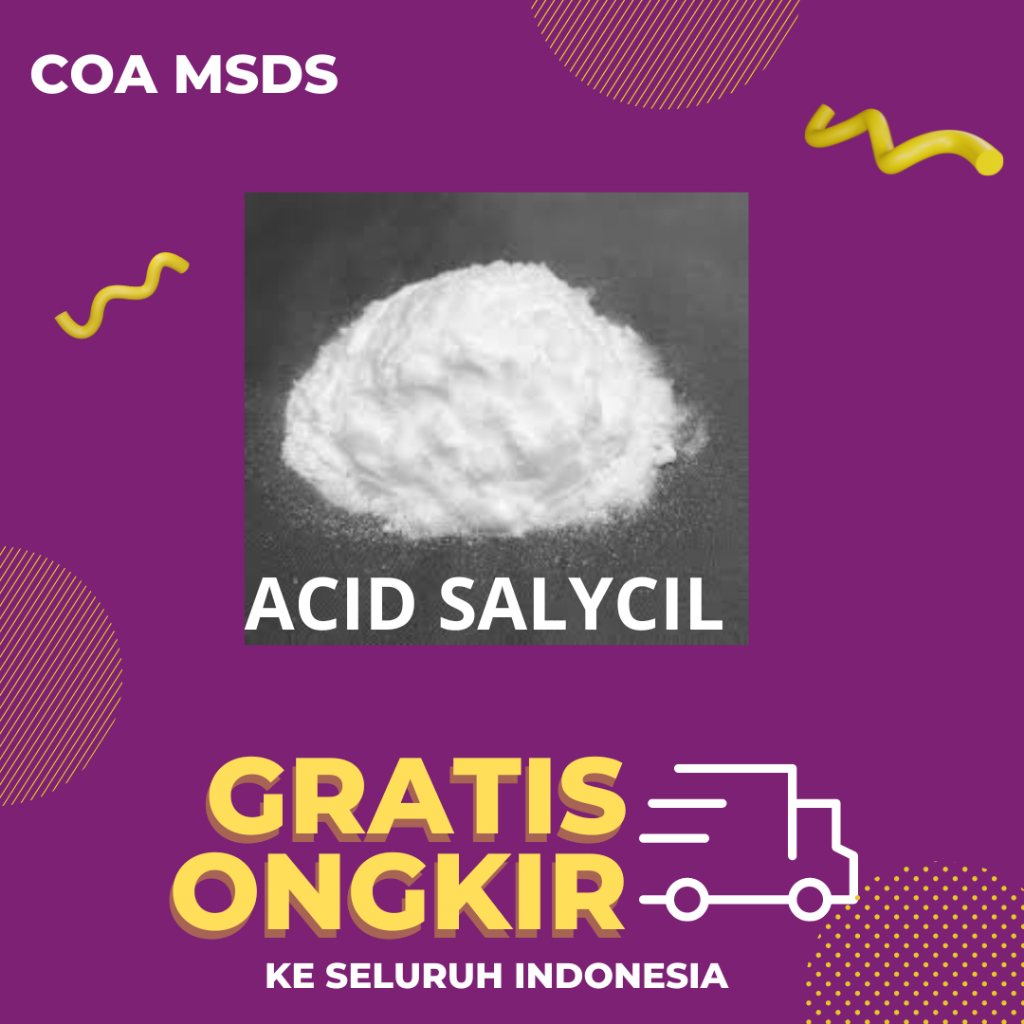 Jual Salicylic Acid / Asam Salisilat 100 gram COA MSDS lengkap | Shopee ...