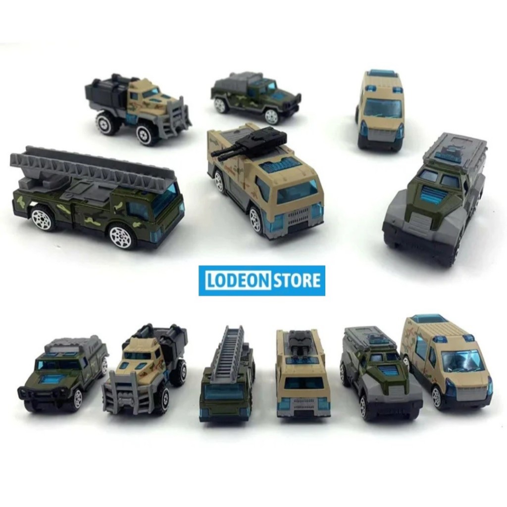 Jual Mainan Diecast Kendaraan Militer - Military Cars Alloy Model ...